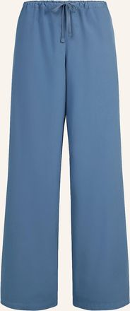 SKIMS Skims Lounge-Hose Cotton Poplin blau