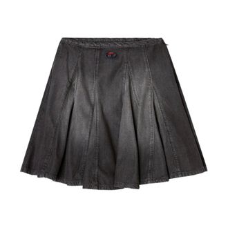 Diesel Femme, Jupes, Noir, Taille: W28 Denim Maxi Skirt