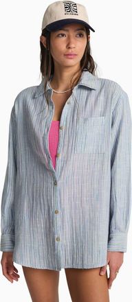 Billabong Wanderer - Lang&auml;rmliges Hemd in D&auml;mmerungsblau