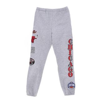 Mitchell & Ness Team Origins Fleece Sweatpants - - Trousers - Herren - Grau - XL