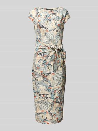 Lauren Ralph Lauren Knielanges Kleid mit Knotendetail Modell DABRIA