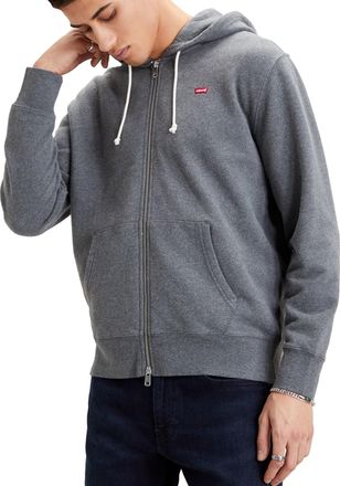 Levi's Herren Sweatshirt mit Rei&szlig;verschluss, Kohleheide Xx, S