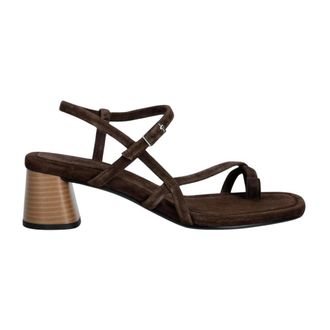 Vagabond Evie Sandale &agrave; Talon Bloc - Femme - Chaussures - Brun - Taille: 37 EU