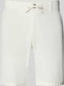 Selected Regular Fit Chinoshorts aus Baumwoll-Leinen-Mix Modell BRODY