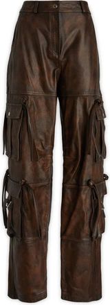 ADĀMO Andrea Adamo Femme, Pantalons, Brun, Taille: 40 FR Straight Pantalons