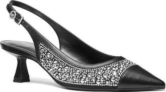 Michael Kors Slingback-Pumps Schwarz