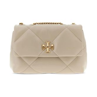 Tory Burch Femme, Sacs, Gris, Taille: ONE Size Kira Diamond Quilt Small Convertible Shoulder Bag