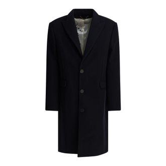 Golden Goose Blaue Wollmantel Aw25 - - Coats - Herren - Blau - L