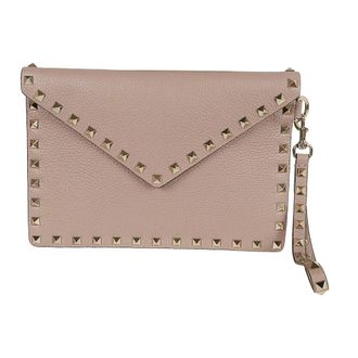 Valentino Garavani Femme, Sacs, Rose, Taille: ONE Size Rockstud Medium Flat Pouch