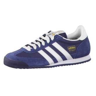 adidas Originals Dragon Unisex-Erwachsene Sneakers, Blau (NEW NAVY / WHITE / METALLIC GOLD), 40.2/3 EU