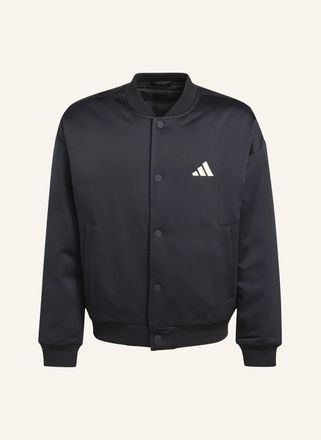 adidas Stadion-Bomberjacke schwarz