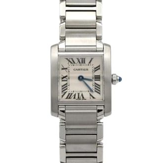 Cartier Pre-owned Tank Francaise Stainless Steel Quartz - Femme - Pre-owned - Gris - Taille: ONE Size
