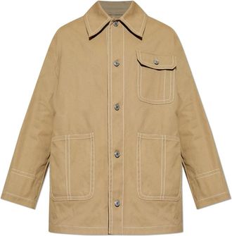 Ami Homme, Vestes, Beige, Taille: XL Veste en jean avec poches