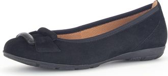 Gabor Damen Klassische Ballerinas, Frauen Flats,Slip-ons,klassisch elegant,Ballerinen,Pumps,Halbschuhe,Sommerschuhe,flach,schwarz,38.5 EU / 5.5 UK