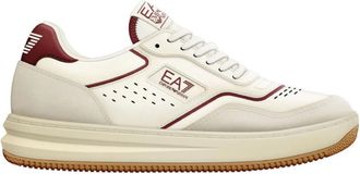 Emporio Armani Low-Top Sneaker - Sneakers Red - Gr. US_7_5 - in Rot - f&uuml;r Damen