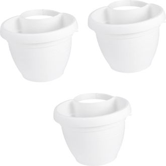 Amosfun 3st&uuml;cke H&auml;ngender Pflanzen Topf Aus Fallrohr Praktischer Und Stabiler Blumentopf F&uuml;r Wandmontage F&uuml;r G&auml;rten Badezimmer Und Kleine R&auml;ume