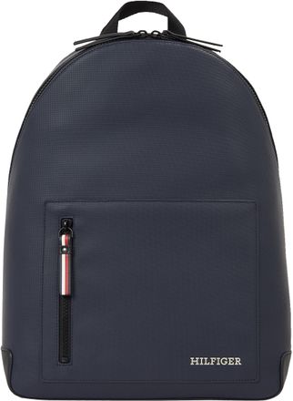 Tommy Hilfiger Herren Rucksack Pique Backpack Handgep&auml;ck, Mehrfarbig (Space Blue), Onesize