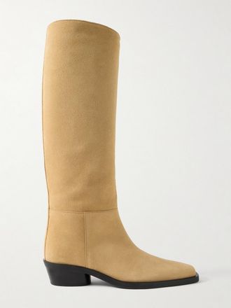 Proenza Schouler Bottes En Daim Bronco - Marron