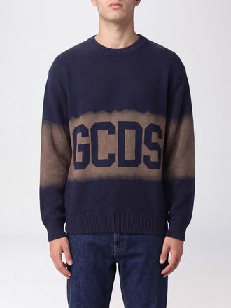 GCDS Rundhalspullover aus Wollmischung mit Kontrastlogo