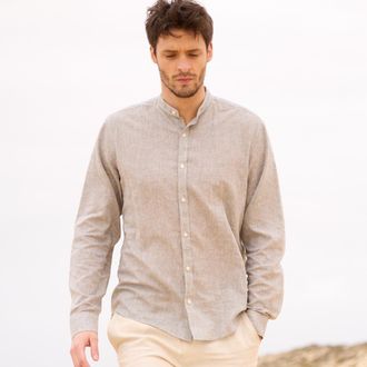 Bexley Elibert - Chemise homme chambray vert kaki