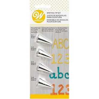 Wilton 418-4566 T&uuml;llen zum Schreiben, Stahl, Silber, 1.75 x 1.75 x 3.2 cm