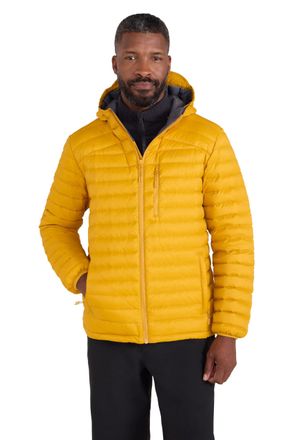 Mountain Warehouse Henry II Daunen-Steppweste f&uuml;r Herren - Leicht, wasserfest, Perfekt f&uuml;r Winter Dunkelgelb M