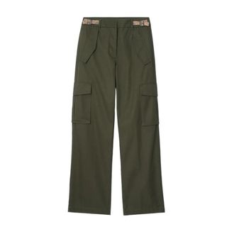Burberry Freja Cargo Hose - - Trousers - Damen - Gr&uuml;n - XS