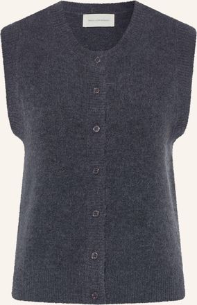 Moss Copenhagen Msch Copenhagen Strickweste Mschbondie blau