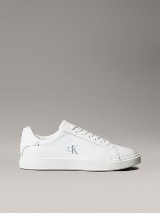 Calvin Klein Baskets en cuir avec logo Signature