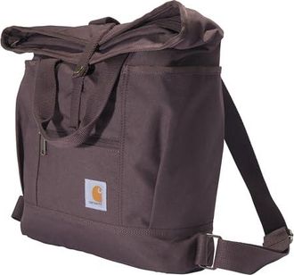 Carhartt Work in Progress Mixte Convertible, Durable Tote Bag with Adjustable Backpack Straps and Laptop Sleeve Sac &agrave; Dos fourre-Tout, Bordeaux, Taille Unique