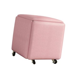 Generic Fu&szlig;hocker, Schminkstuhl, quadratische osmanische Hocker, 5-in-1-Design, for Schlafzimmer, Garten, Balkon, B&uuml;ro (35 x 35 x 35 cm, 45 x 45 x 45 cm)(Colo