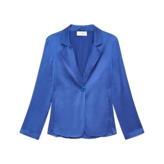 Maliparmi Maliparmi, Femme, Vestes, Bleu, Taille: 42 FR Veste Cady Brillante