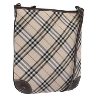 Burberry Pre-owned Toile sacs-ports-paule - Femme - Pre-owned - Beige - Taille: ONE Size