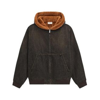 Dr&ocirc;le de Monsieur Jeansjacke mit Fellfutter - - Jackets - Herren - Braun - M