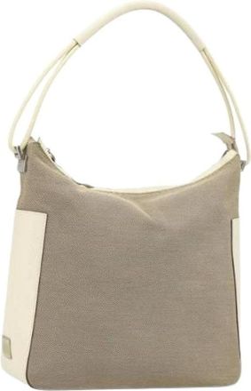 Gucci Sac bandouli&egrave;re vintage Pre-owned en toile - Femme - Pre-owned - Beige - Taille: ONE Size
