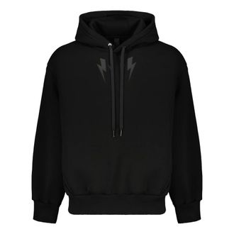 Neil Barrett Homme, Sweatshirts et sweats &agrave; capuche, Noir, Taille: S SweaT-shirt &agrave; capuche