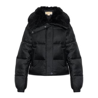 Michael Kors Gesteppte Jacke mit Kunstpelzbesatz - - Jackets - Damen - Schwarzk - XS