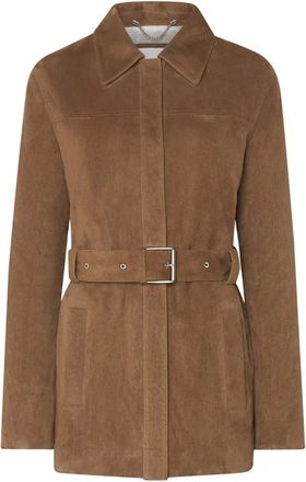 Halfboy Halfboy, Femme, Vestes, Brun, Taille: 42 FR Veste en Cuir R&eacute;tro Style Ann&eacute;es 70