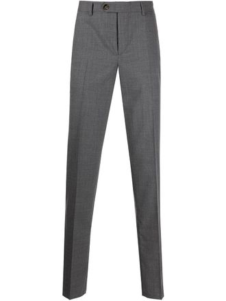 Brunello Cucinelli pantalon de costume &agrave; coupe slim - Gris
