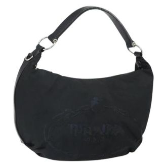 Prada Pre-owned Nylon Schultertasche - - Pre-owned - Damen - Schwarzk - ONE SIZE