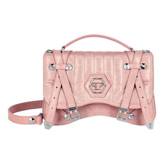 Philipp Plein Femme, Sacs, Rose, Taille: ONE Size Sac &agrave; poign&eacute;e Hexagone Medium