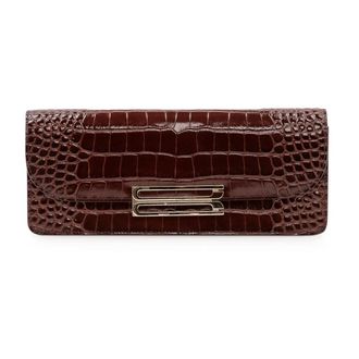 Victoria Beckham Dorian East-West Clutch - - Bags - Damen - Braun - ONE SIZE