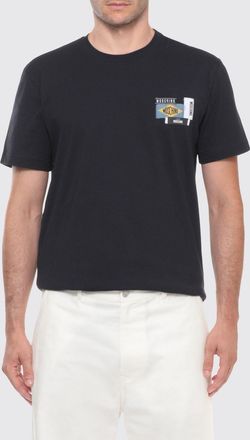 Moschino Baumwoll-T-Shirt mit Rundhalsausschnitt und Logo-Grafikprint von