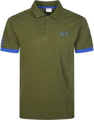 Sun 68 Homme, Tops, Vert, Taille: L Polo N Fluo