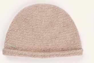 Seeberger Seeberger Boucl&eacute;-M&uuml;tze beige