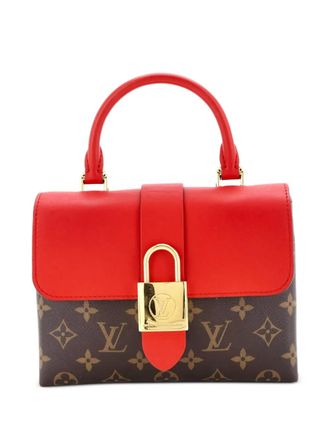 Louis Vuitton Locky Handbag Monogram Canvas with Leather BB satchel - Marron