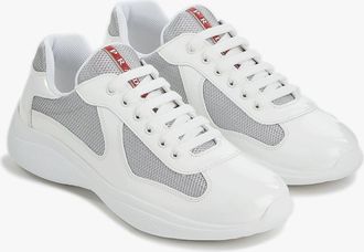 Prada Sneakers en cuir et tissu