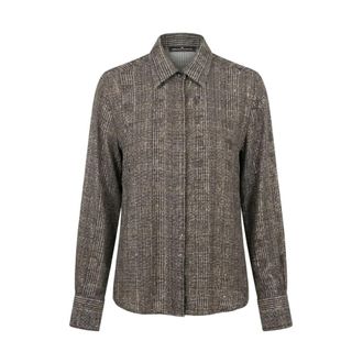 Ermanno Scervino Prince of Wales Karomuster Hemd - - Blouses & Shirts - Damen - Grau - S