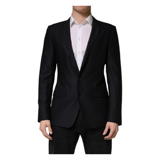 Dolce & Gabbana Femme, Vestes, Noir, Taille: 36 FR Martini Blazer