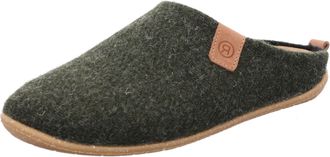 Rohde Damen Pantoffel Hausschuh lose Einlagen Leder Rivoli-D 6863, Gr&ouml;&szlig;e:39 EU, Farbe:Gr&uuml;n
